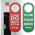 Do Not Disturb Door Hanger Sign (Green/Red Double Sided) Please Do Not ...
