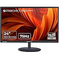 ZEBRONICS EA22FHD LED 22" (54.6cm) Monitor, 75Hz, FHD 1920x1080, Slim ...