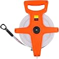 Uadme Open Reel Tape Measure, 100 m Long Distance Fiberglass Measuring ...
