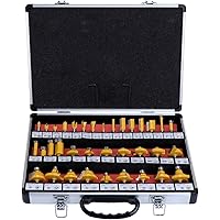 Trend 30 Piece Router Bit Starter Set, 1/4 Inch Shank, Tungsten Carbide ...