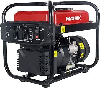 Matrix 160100475 Générateur électrique à essence 2000 W avec moteur à 4 ...