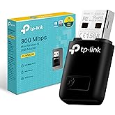 TP-LINK WiFi Dongle 300 Mbps Mini Wireless Network USB Wi-Fi Adapter for PC Desktop Laptop ...