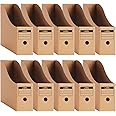 yuejuhe 10Pcs Magazine File Holder, Rack Cardboard Desk Organiser with ...