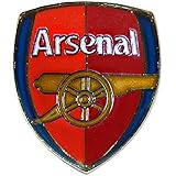 OFFICIAL ARSENAL FC BANNER 2 CREST PIN BADGE : Amazon.co.uk: Sports ...