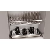 DBR Stainless Steel Dish Plate Rack Drainer GTPT for Kitchen Cabinet ...