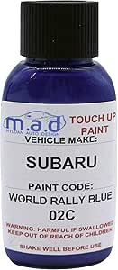 Mad Paint for SUBARU WORLD RALLY BLUE 02C PAINT TOUCH UP KIT 30ML ...