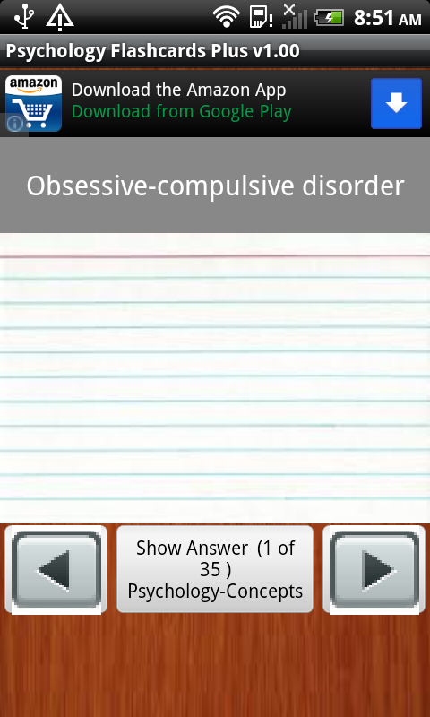 Psychology Flashcards Plus: Amazon.co.uk: Appstore for Android