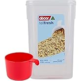 Décor Tellfresh Cereal Storage Dispenser | Large Airtight Container ...