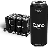 Cano Water Still Multipack Cans (12 x 500ml), Resealable Lids, Natural ...
