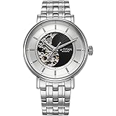 Titan Nexus Skeletal Automatic Analog with Gun Dial Gun Stainless Steel ...
