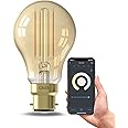 CALEX - Smart Filament Bulb E27, WiFi LED G95 Bulb, Warm White Light ...