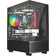 IONZ KZ-V Mini Aether PC Gaming Case, Mini Tower Micro ATX Tempered ...