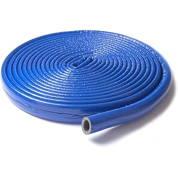 10m BLUE pipe insulation tube for 22mm pipe thermal lagging foam for ...
