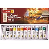 Camel Acrylic Color Box - 20ml Tubes, 12 Shades : Amazon.in: Home & Kitchen