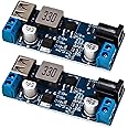 24V/12V to 5V 5A Power Buck Converter 2Pcs DC-DC Power Down Module, Power Supply Board ...