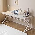 TEKAVO Kynes Computer Desk with Lower Shelf for Home & Office, Laptop ...