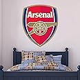 Beautiful Game Arsenal Football Club Official Crest Wall Sticker ...