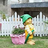 Wonderland Girl Pot/Planter/Figurine/Flower Pot/for Garden or Balcony ...
