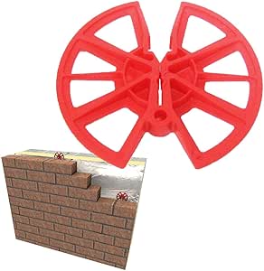 250 x Insulation Retaining Discs Cavity Wall Tie 80mm Clips / Celotex ...