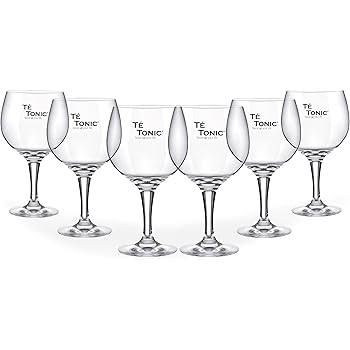 Rink Drink Spanish Gin & Tonic Cocktail Glasses - 645ml (22.7oz) Pack ...