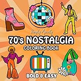 90's Nostalgia Coloring Book: Bold, Easy, Simple & Big Designs For ...