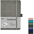 Mlife A6 Small Journal Notebook, Lined Pocket Notebook with Pen Holder ...