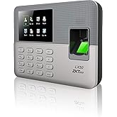 Zkteco Biometric Fingerprint Time Attendance Clock Employee Checking-In Recorder With Build-In ...