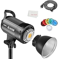 Godox SL-60W 5600K 60W Hochleistungs-LED-Videoleuchte mit Bowens-Halterung für Fotostudio ...