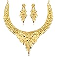 Sukkhi Gorgeous 24 Carat Gold Plated Wedding Jewellery Choker Necklace Set For Women (N73717 ...
