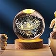 Buy TORT 3D Galaxy Crystal Ball Night Light | Dimmable Engraved LED ...
