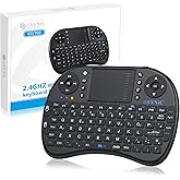 Mini Wireless Multi-media Keyboard Touch Pad Mouse Combo With Scroll Button/Handheld Remote/LED ...