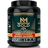 Nutrimuscle Massive Muscle Mass Gainer Powder - 2.5 LBS/1.134 Kgs Choco ...