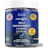 Dominator Male Gummies, 1265mg per Serving, with Maca, Vitamin B6, B12 ...