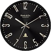 Buy HARRIS & CO. CLOCKMASTERS Premium Luxury Analog Wall Clock ...