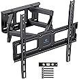 PERLESMITH TV Wandhalterung, Schwenkbare Neigbare TV Halterung für 26-65 Zoll Flach & Curved ...