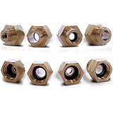 PELMOS Gasanschluss Adapter I 4 teiliges Gasflaschen Adapter - Set für das EU-Ausland I Zum ...