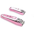 PAFASON Nail Clipper Set with Nail Catcher & Nail File Super Sharp for ...