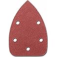 HOTCKB Delta Sandpaper 90 x 140 mm Velcro Sanding Triangles 5 Hole ...