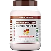 NATURALTEIN Natural Whey Protein Concentrate Unflavoured - 1 kg ...