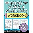 Nouns, Verbs, and Adjectives Workbook: First grade, Second Grade ELA ...