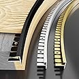 Raouoae Stair Edge Profile, Bendable F-Shape Metal Edging for Laminate ...