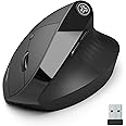 JLab JBuds Ergonomic Mouse, Connect via Bluetooth or USB Receiver ...