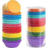 Colourful Cupcake Cases 400pcs Muffin Cases for Baking Paper Cupcake ...