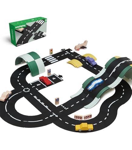 Piste Course Flexible 12 Pi ces Waytoplay Circuit Ringroad Routes piste-course-flexible-12-pi-ces-waytoplay-circuit-ringroad-routes