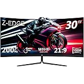 Z-Edge Monitor Gaming Curvo 30'' 200 Hz, 1ms MPRT, 2560x1080, FreeSync ...