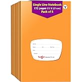 TARGET PUBLICATIONS Single Line Interleaf Notebooks | One Side Blank ...