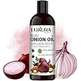 Buy Luxura Sciences 250 ML Onion Hair Oil with 14 Essential Oils, Multi-Purpose Hair Growth Oil ...