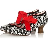 Ruby Shoo Willow Navy Coral Floral High Heel Shoes : Amazon.co.uk: Fashion