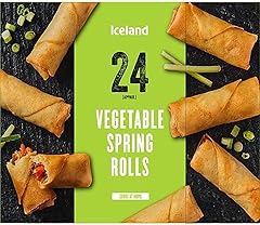 Iceland 24 (APPROX.) Vegetable Spring Rolls 480g (Frozen)