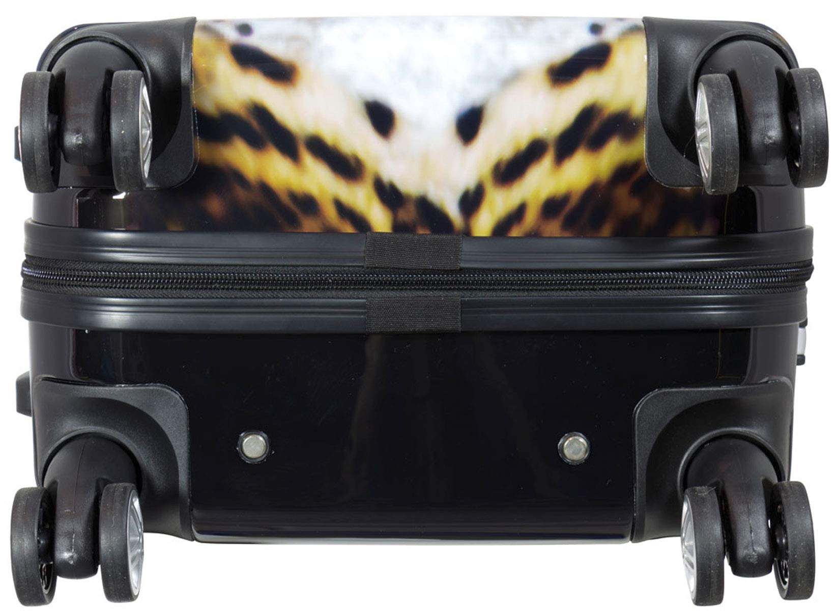 I I Koffer Leopard Tiger Reise Trolley Leo Schwarz XL Groß 78 cm ...